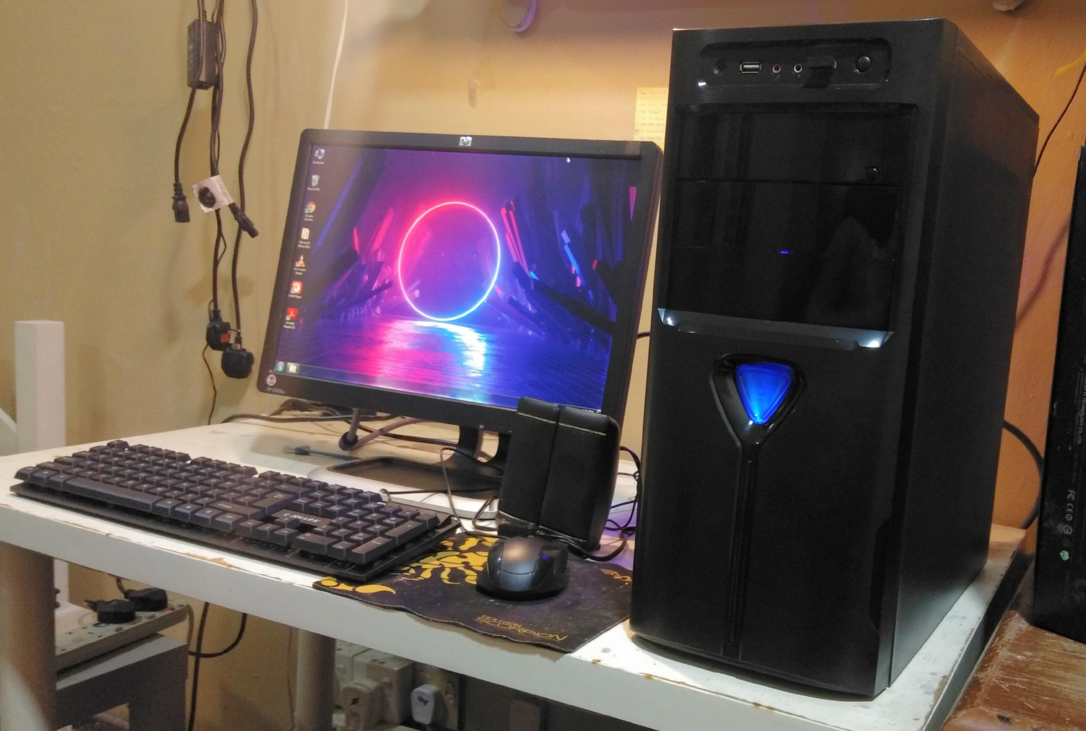 X3 Triple-Core PC Gaming BUDGET WiFi | Cpu + Monitor + complete ...