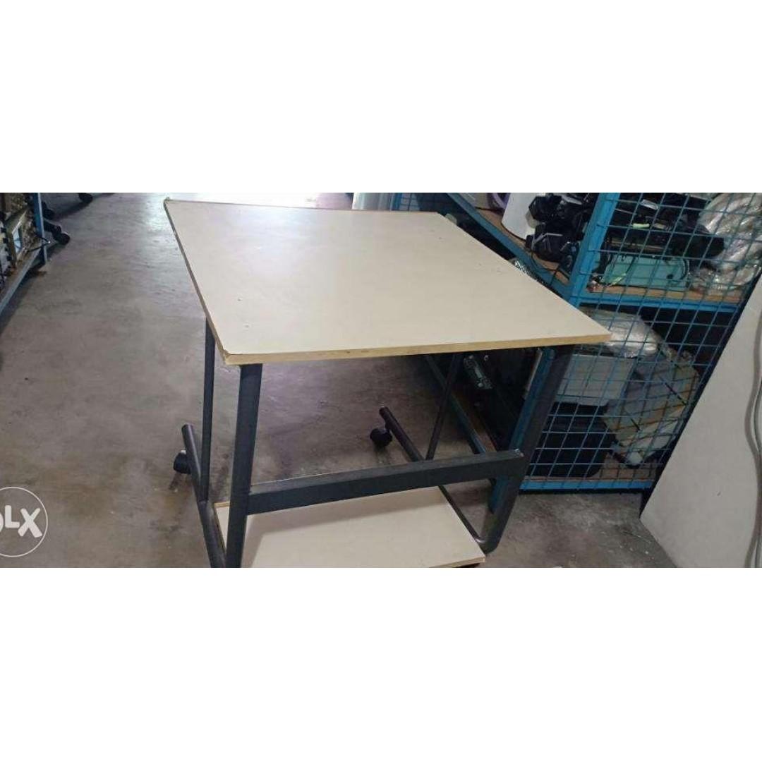 2 Layer Computer Table with Roller @ P2500 Each, Furniture & Home ...
