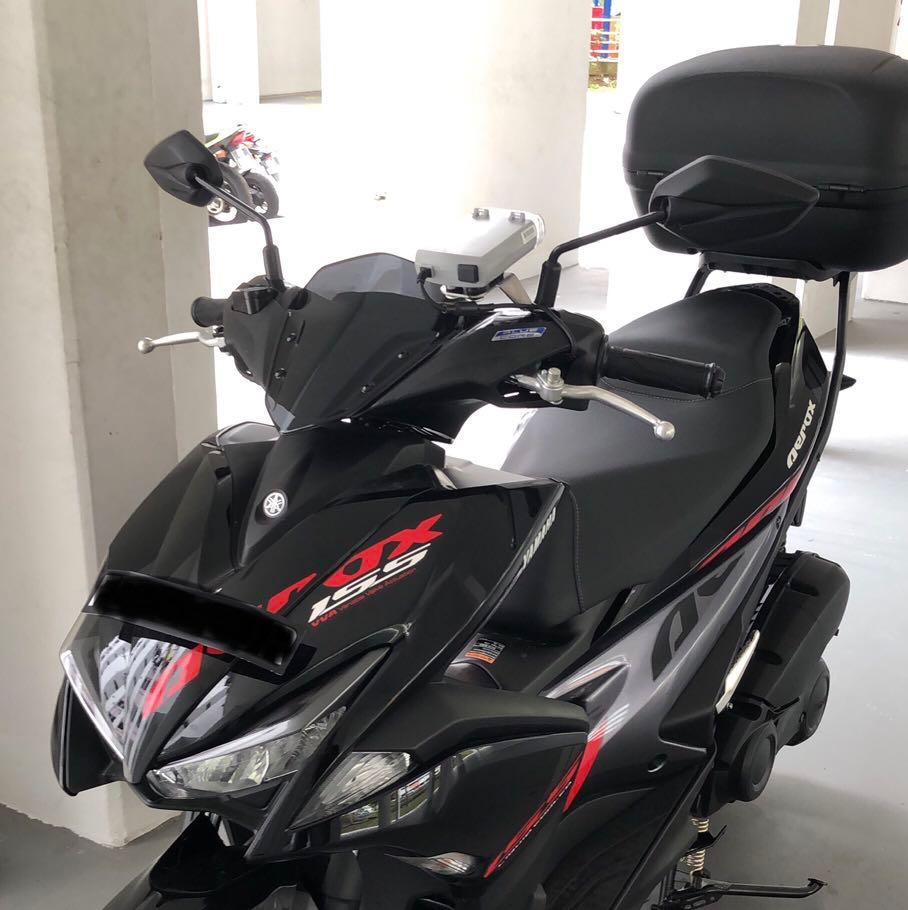 Aerox Top Box bracket/rack, Motorcycles, Motorcycle Accessories on ...