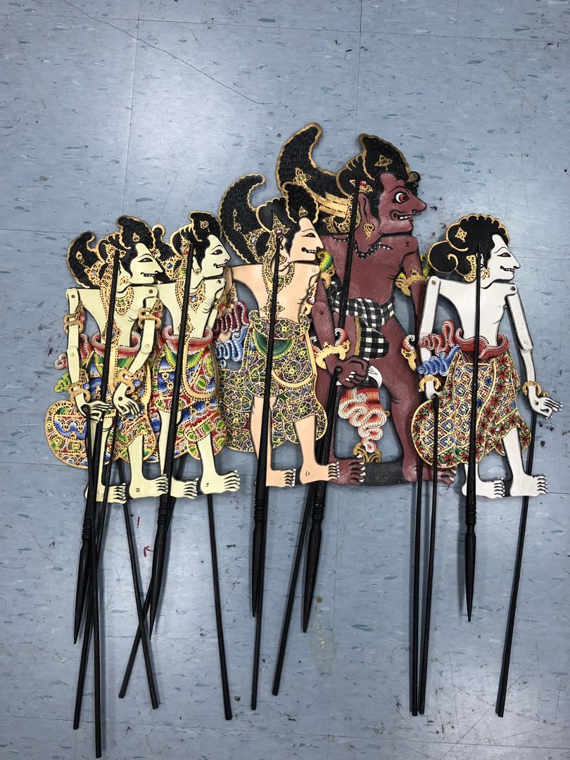 Balinese Shadow puppets (wayang parwa), Furniture & Home Living, Home ...