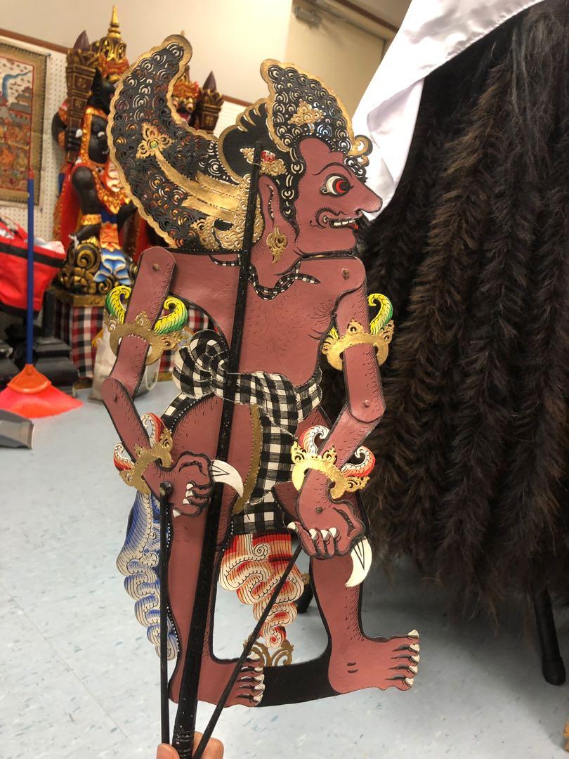 Balinese Shadow puppets (wayang parwa), Furniture & Home Living, Home ...