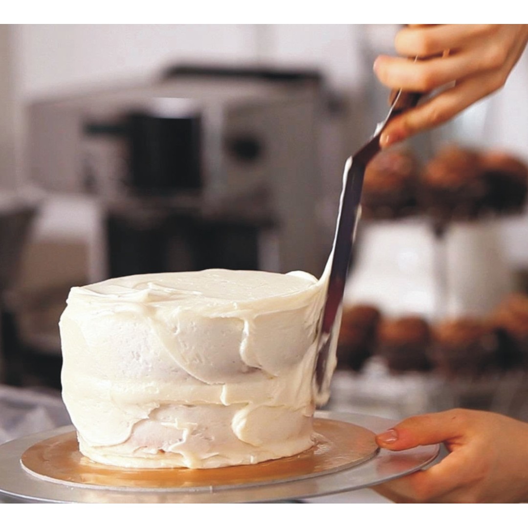 cake decorating tray stand lazy susan tempered glass turntable 12inch ...