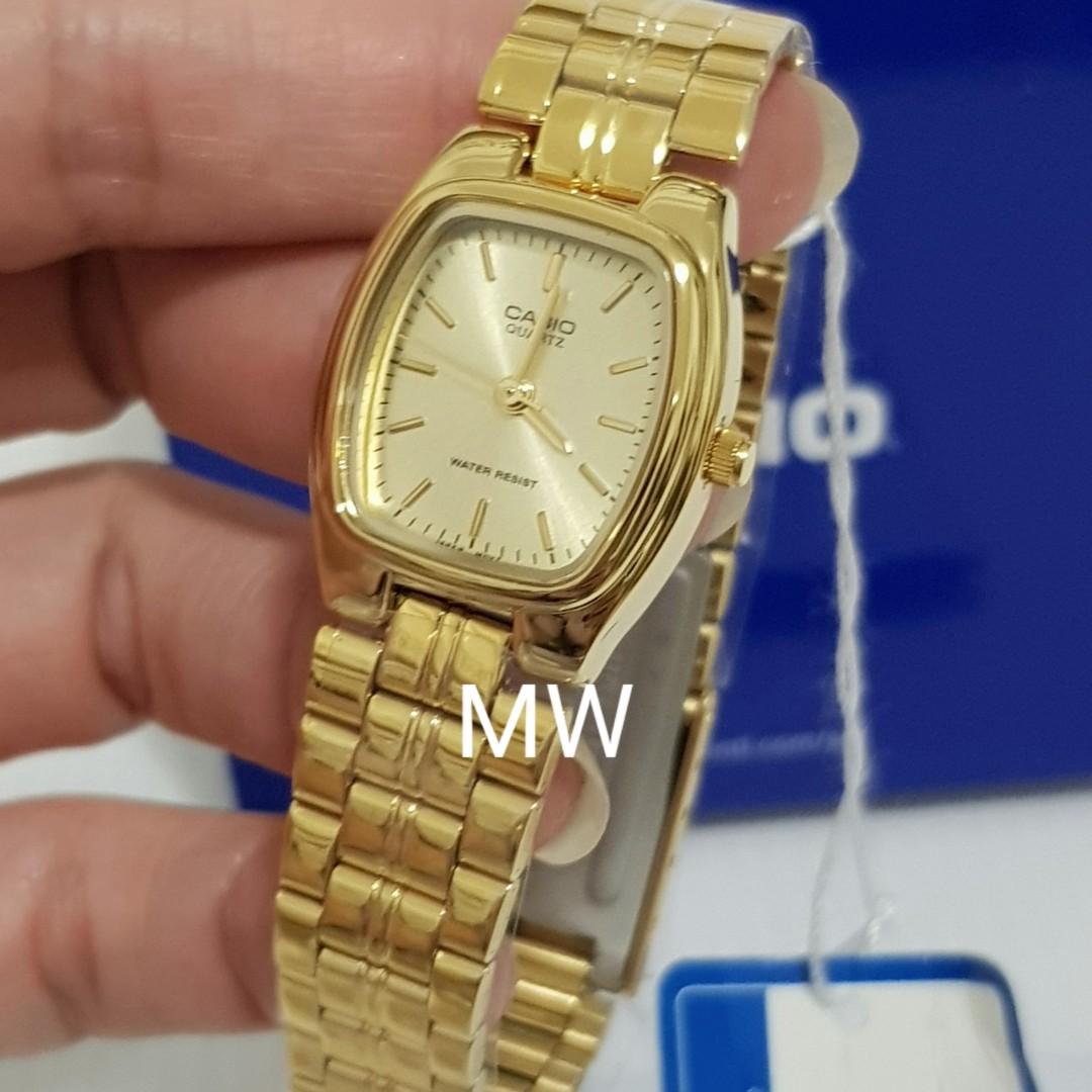 Casio LTP-1169N-9A Gold Tone Metal Analog Ladies Watch, Women's Fashion ...