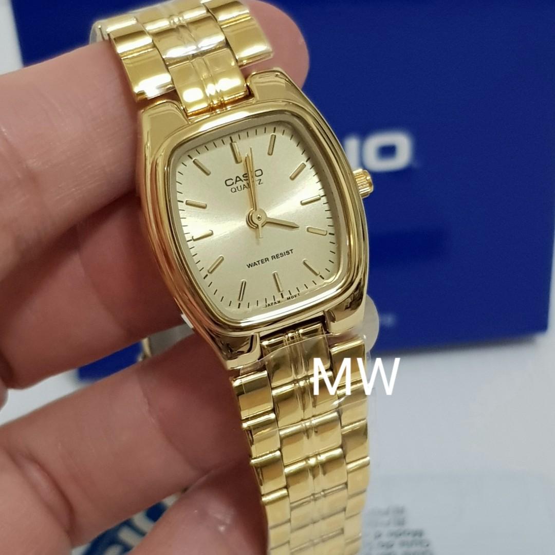 Casio LTP-1169N-9A Gold Tone Metal Analog Ladies Watch, Women's Fashion ...