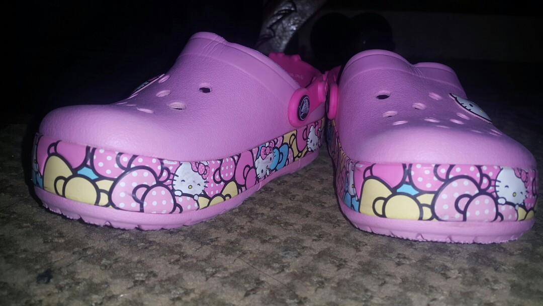 Crocs light up hello kitty, Babies & Kids, Baby Nursery & Kids ...