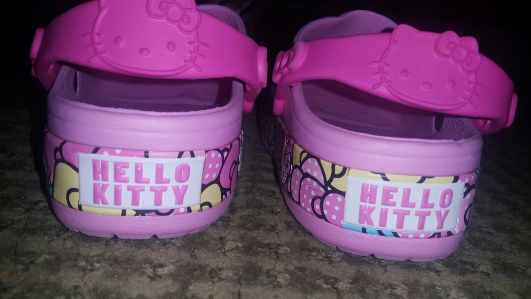 Crocs light up hello kitty, Babies & Kids, Baby Nursery & Kids ...