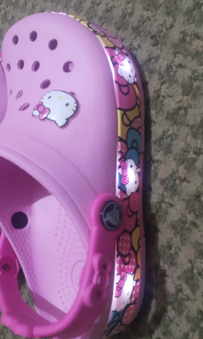 Crocs light up hello kitty, Babies & Kids, Baby Nursery & Kids ...
