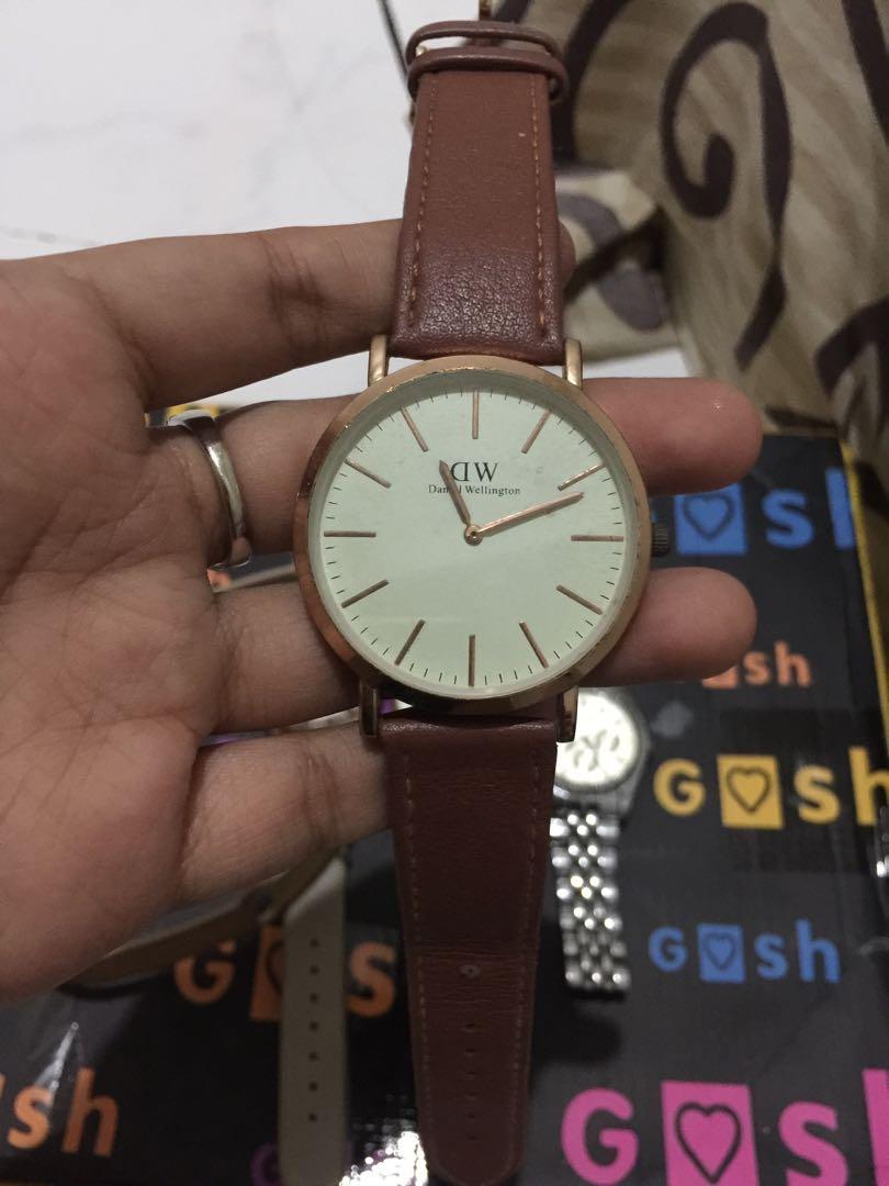 FOSSIL DW ROLEX LEVIS, Fesyen Wanita, Jam Tangan di Carousell