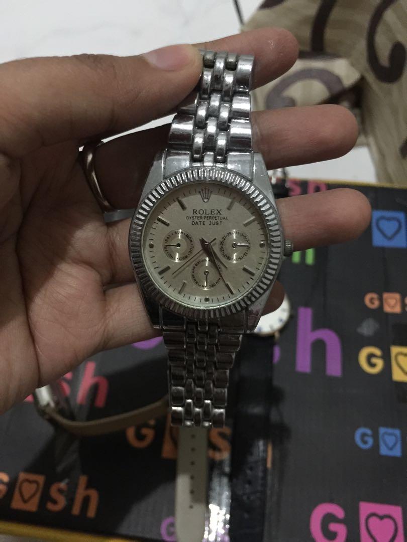 FOSSIL DW ROLEX LEVIS, Fesyen Wanita, Jam Tangan di Carousell