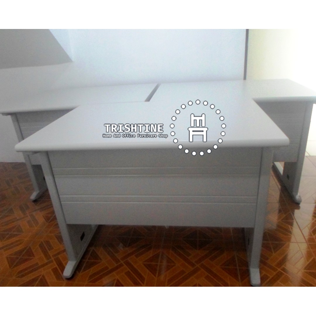Freestanding Table with Modesty Panel, Furniture & Home Living, Office ...