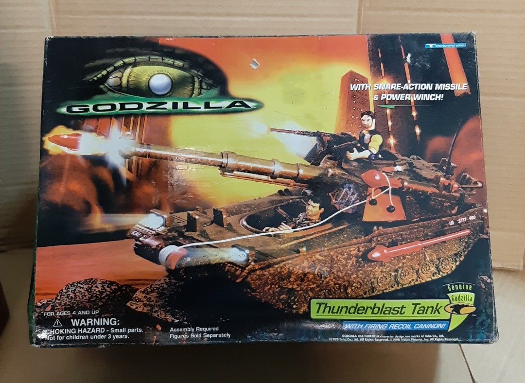 Godzilla Thunderblast Tank with Recoil Cannon, Hobbies & Toys, Toys ...