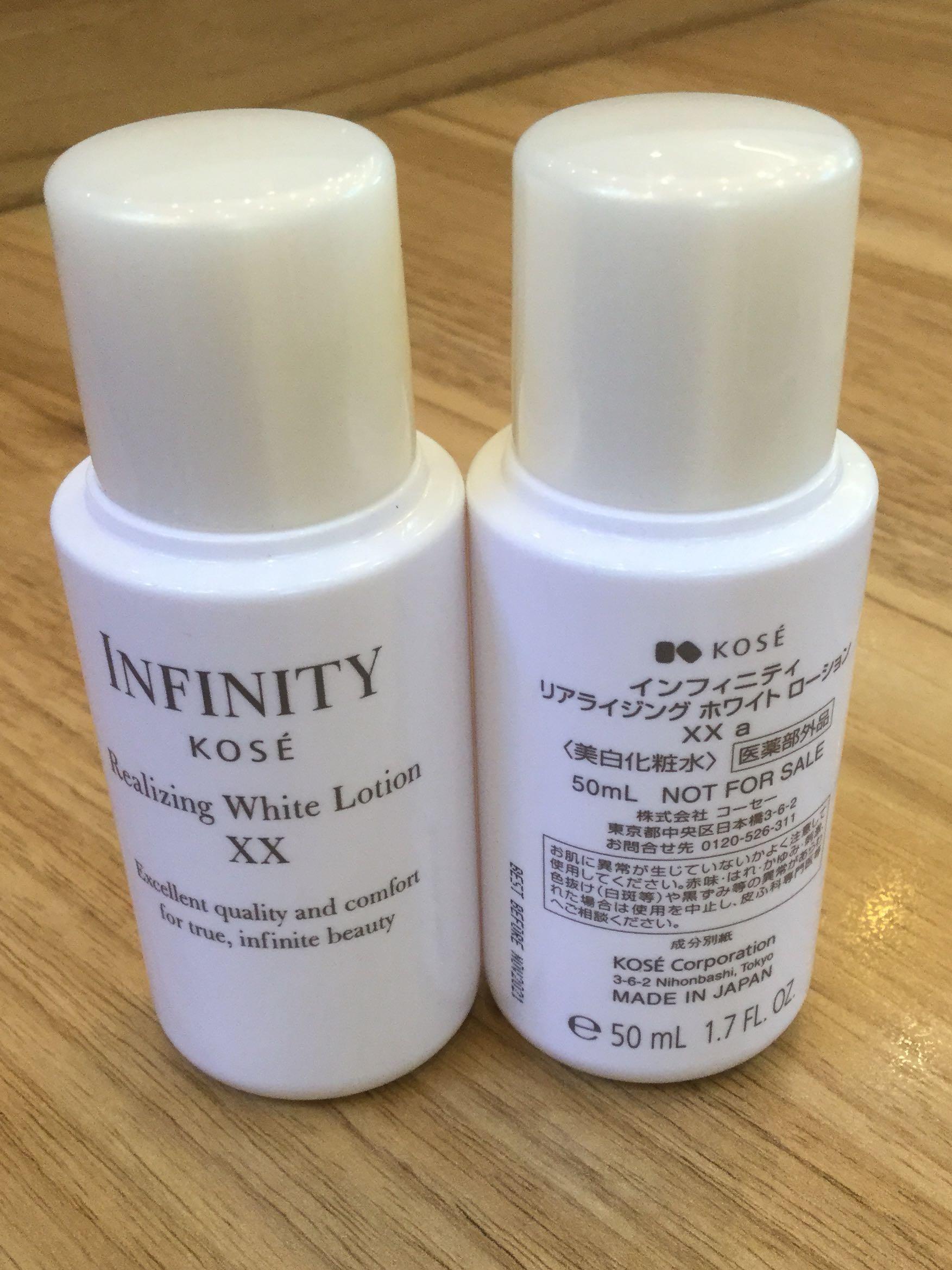 Kose Infinity Realizing White Lotio XX, Beauty & Personal Care, Face, Face Care on Carousell