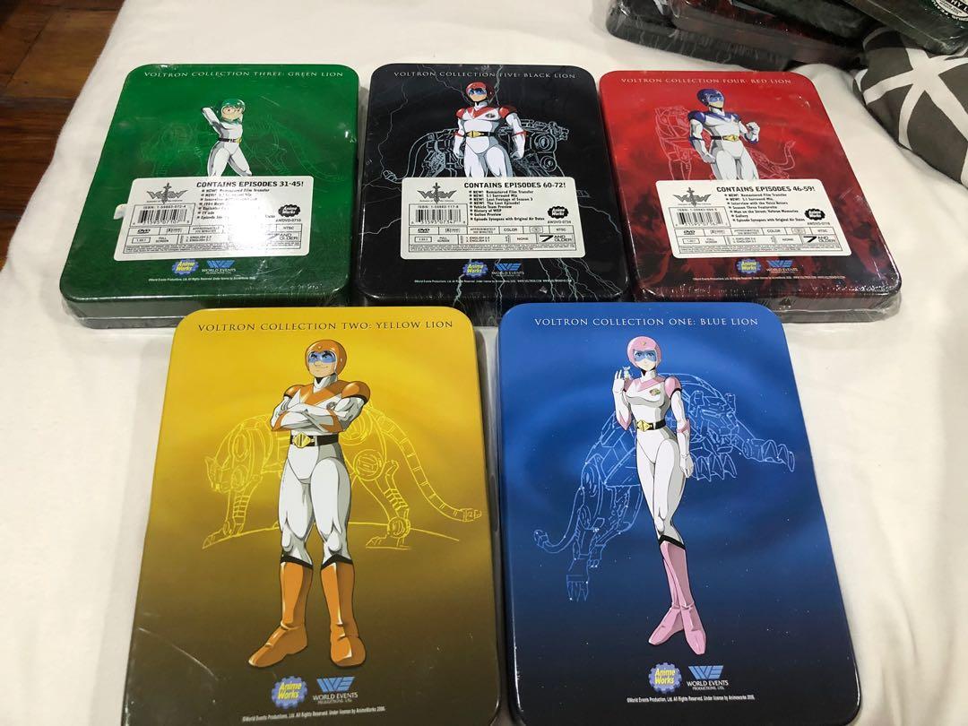 Limited: Voltron lion force complete DVD steel book, Hobbies & Toys ...