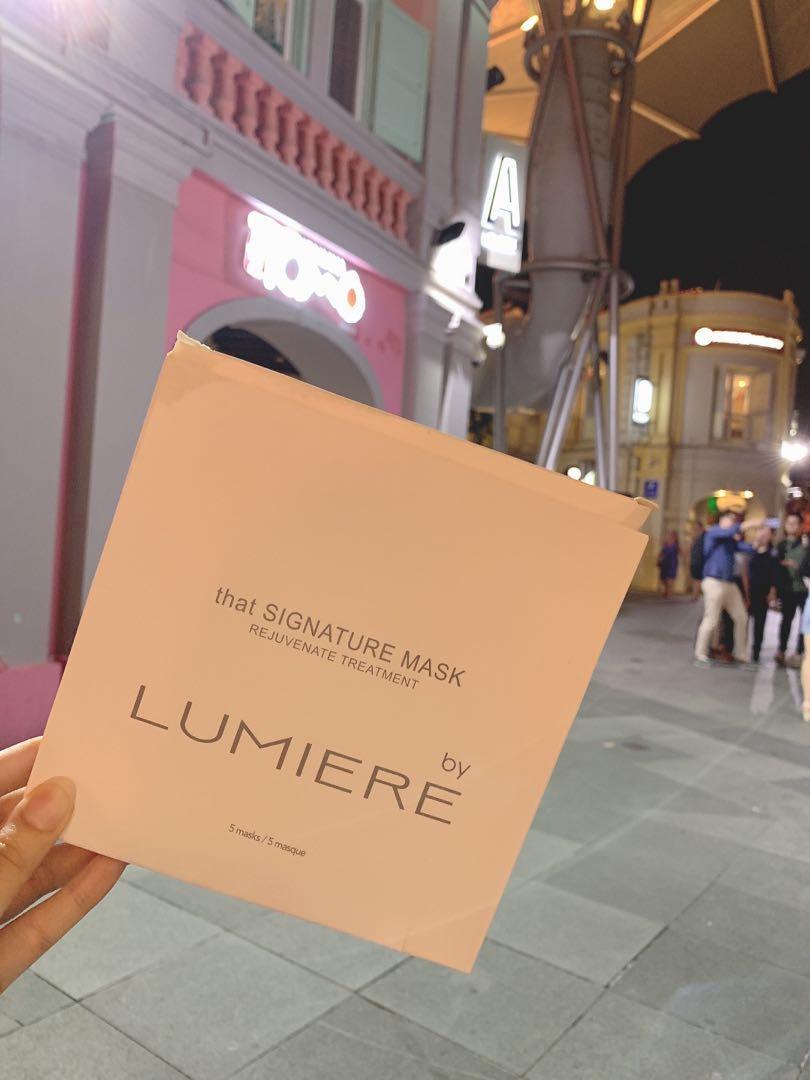 Lumiere Signature Mask, Beauty & Personal Care, Face, Face Care on ...