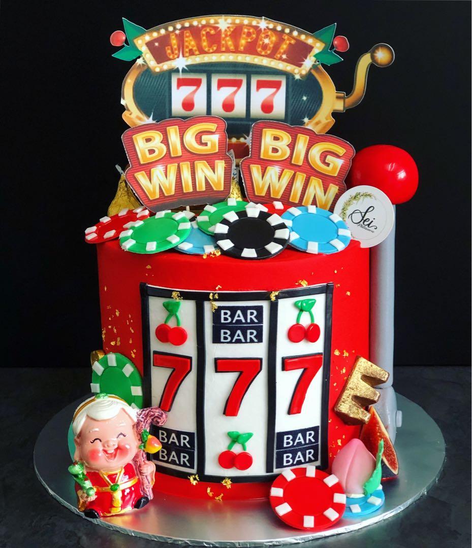 Money pulling jackpot cake, Food & Drinks, Homemade Bakes on Carousell