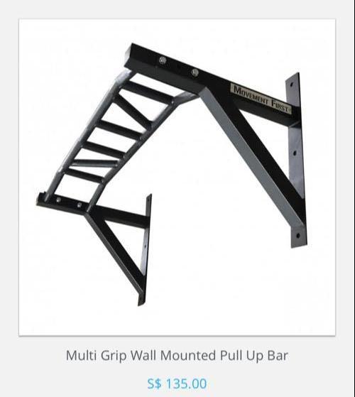Multi grip wall mounted mount pull up bar monkey bar, Sports Equipment ...