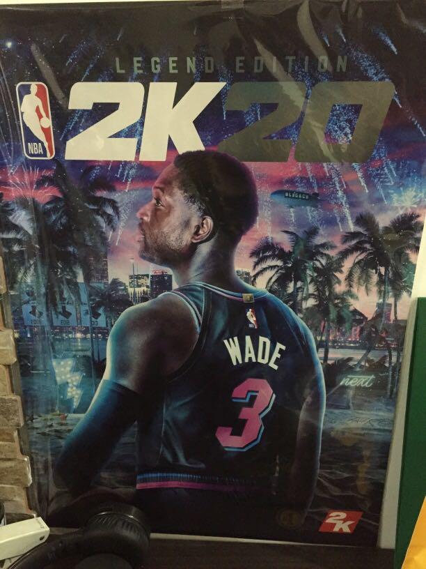 NBA 2k20 Poster, Hobbies & Toys, Music & Media, Music Accessories on ...