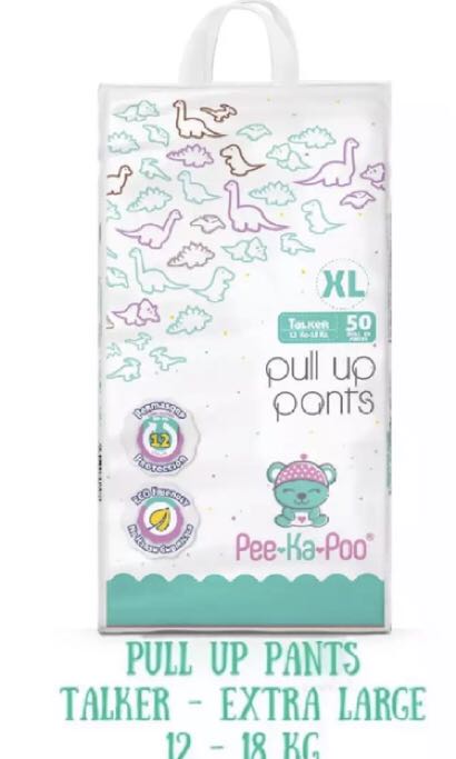PeeKaPoo pull-up diapers XL, Babies & Kids, Bathing & Changing, Diapers ...