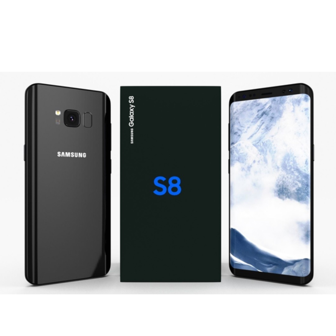 Samsung Galaxy S8 64GB Midnight Black (With New Screen & Battery ...