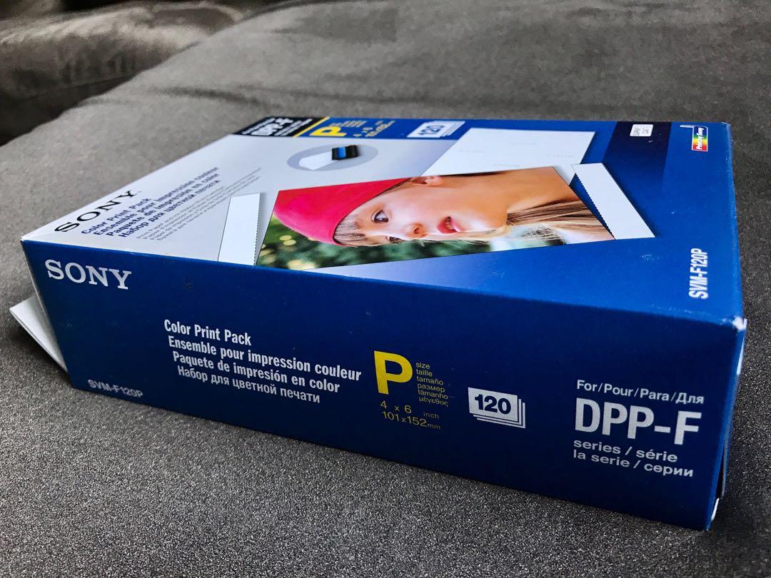 Sony Color Photo Printer Paper Pack SVM-F120P, Computers & Tech ...