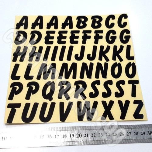 Stiker Kaca Etalase counter Sticker Cutting MOTOR Huruf Alphabet Abjad ...