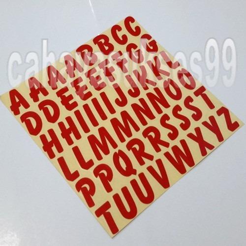 Stiker Kaca Etalase counter Sticker Cutting MOTOR Huruf Alphabet Abjad ...
