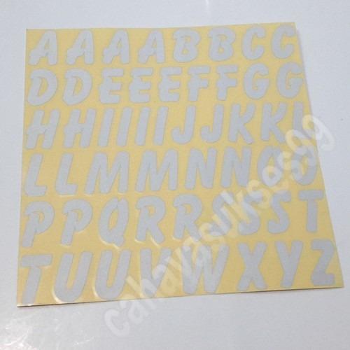 Stiker Kaca Etalase counter Sticker Cutting MOTOR Huruf Alphabet Abjad ...