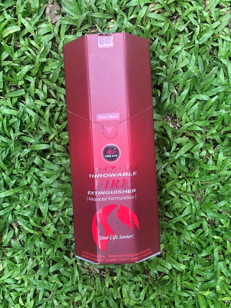 Throwable fire extinguisher, Furniture & Home Living, Cleaning ...