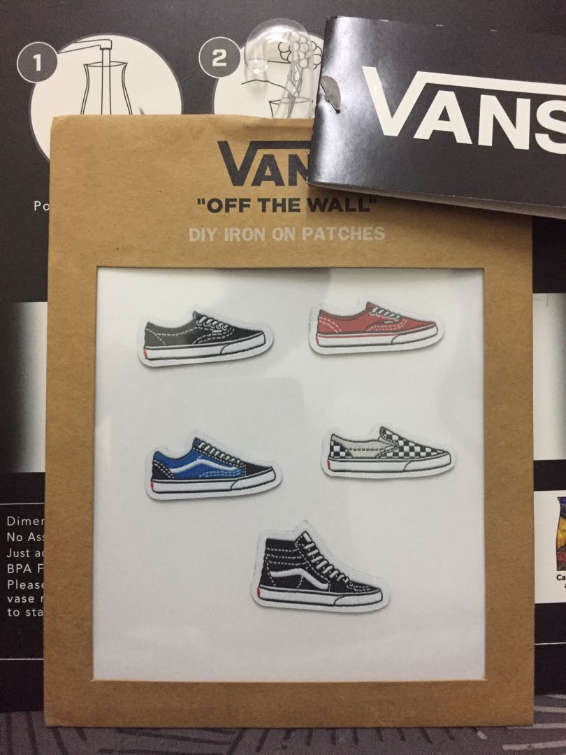 Vans diy iron patches, Hobbies & Toys, Stationery & Craft, Craft ...