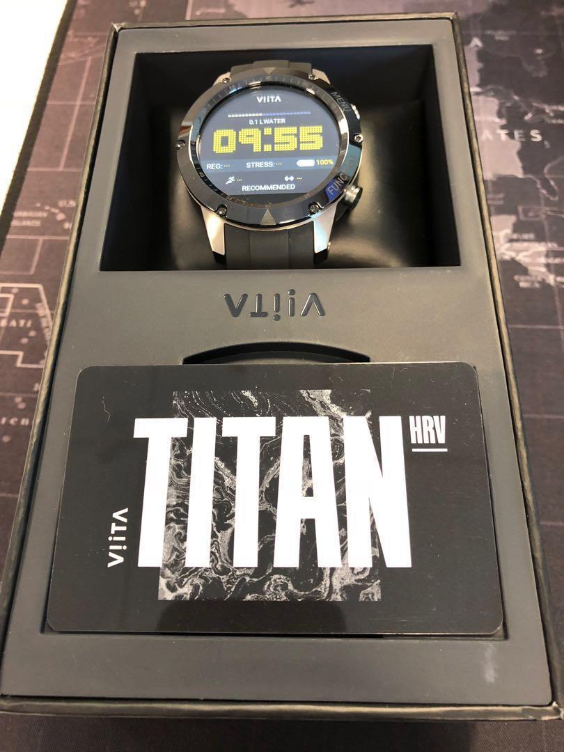 VIITA Titan HRV Saphire Titanium Smartwatch, Luxury, Watches on Carousell