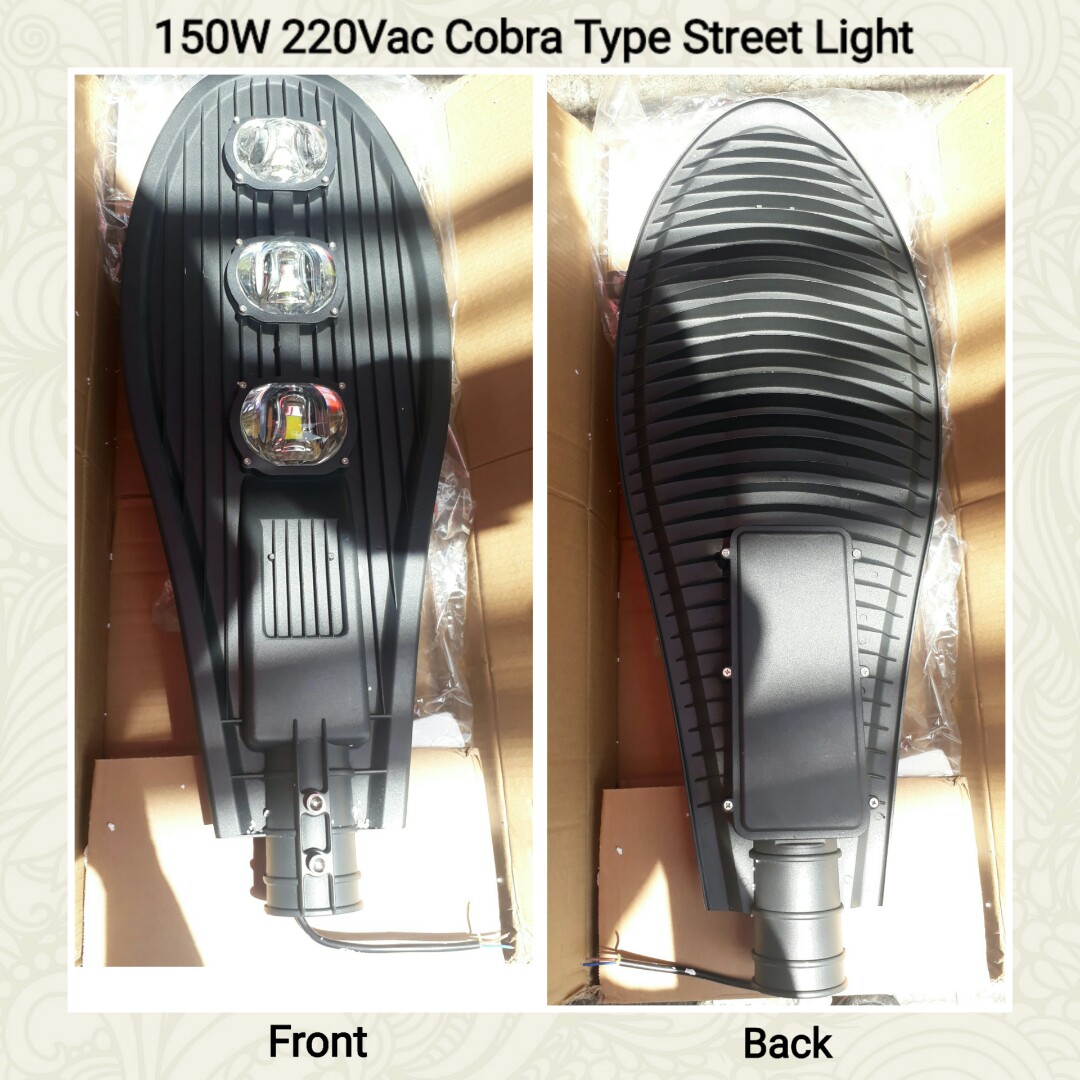 150W 220Vac Cobra Type Street Light, Furniture & Home Living, Lighting ...