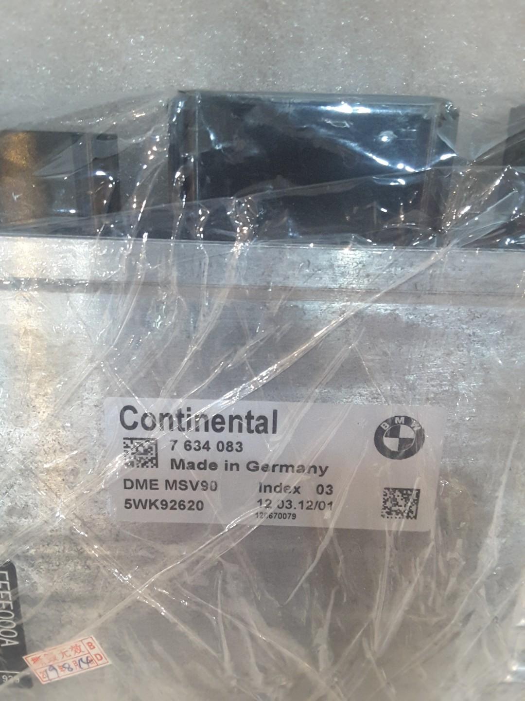 BMW F10 F02 F01 N52 ENGINE ECU BASIC CONTROL UNIT DME 7634083, Car ...