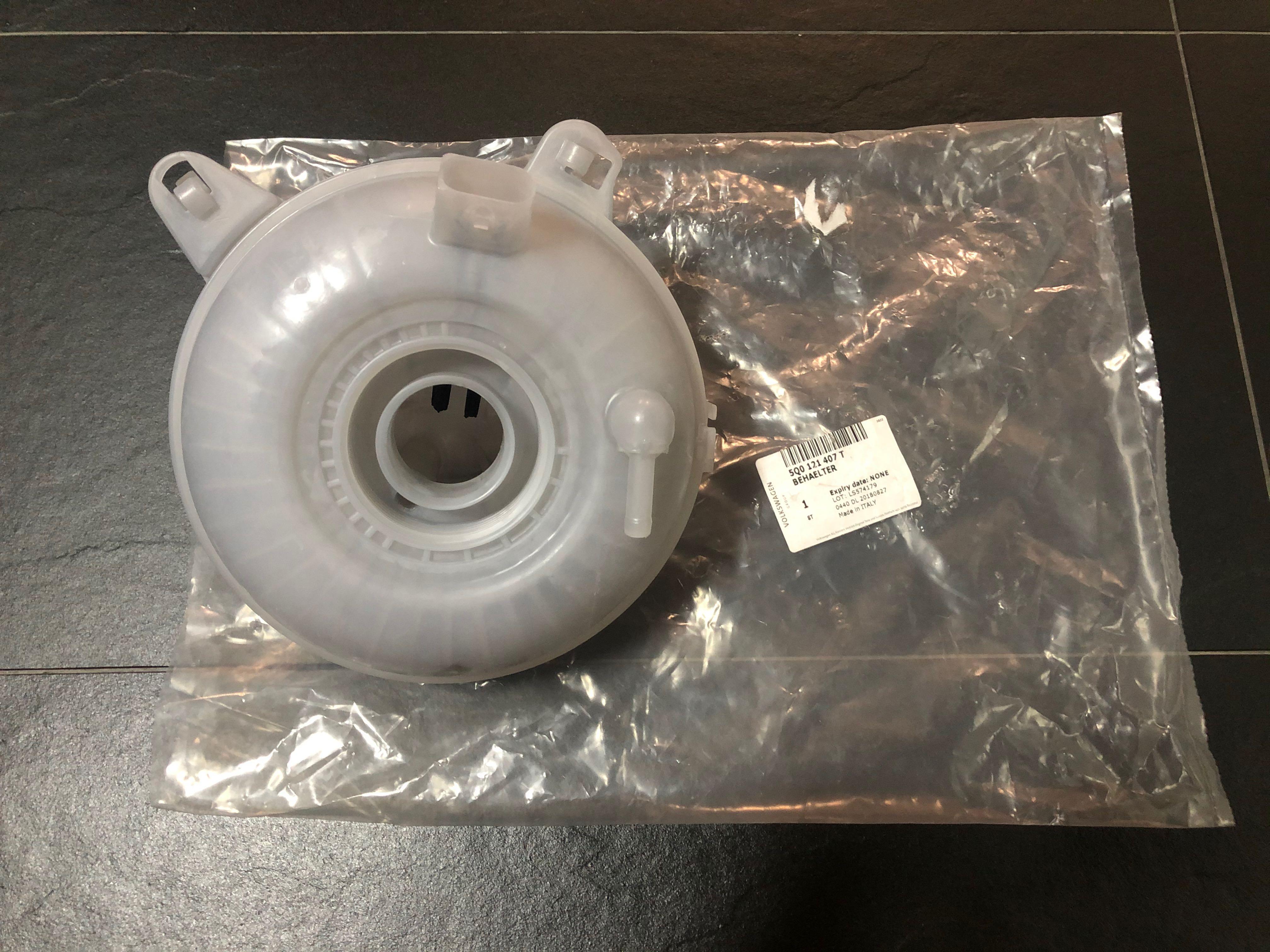 5Q0121407T MK7 1.4 JETTA GOLF AUDI A3 8V Q2 COOLANT EXPANSION TANK ...