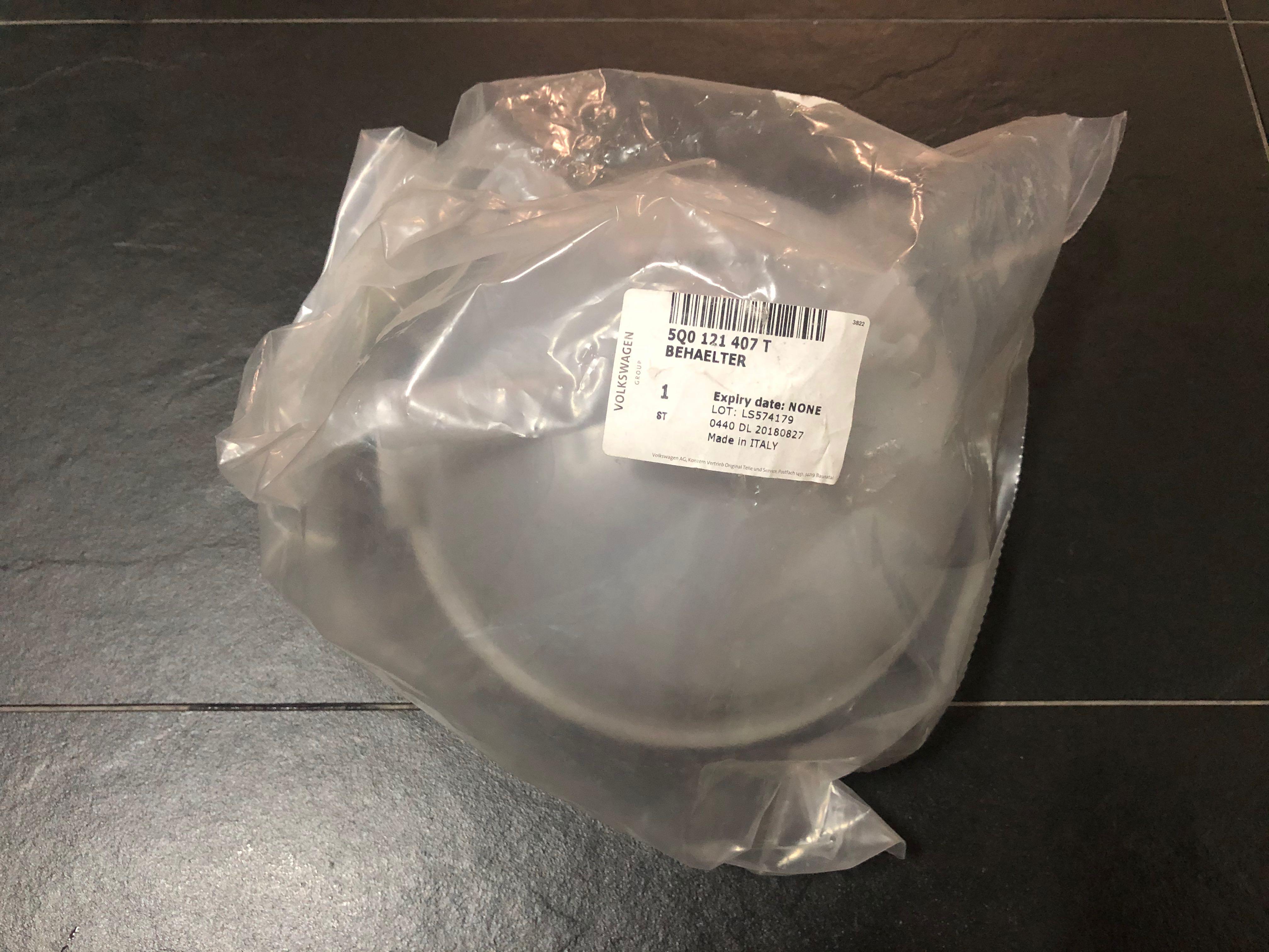 5Q0121407T MK7 1.4 JETTA GOLF AUDI A3 8V Q2 COOLANT EXPANSION TANK ...