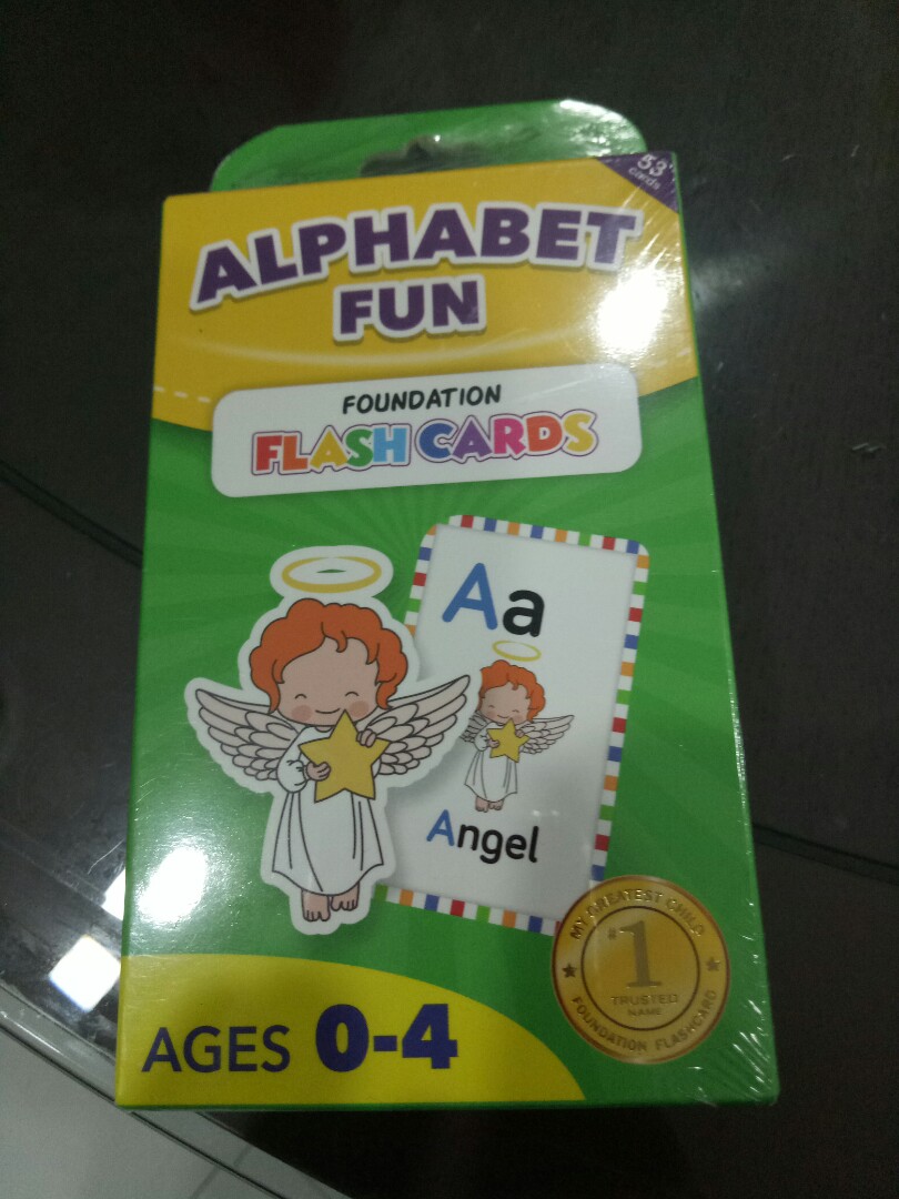 Alphabet Fun foundation Flashcards, Hobbies & Toys, Books & Magazines ...