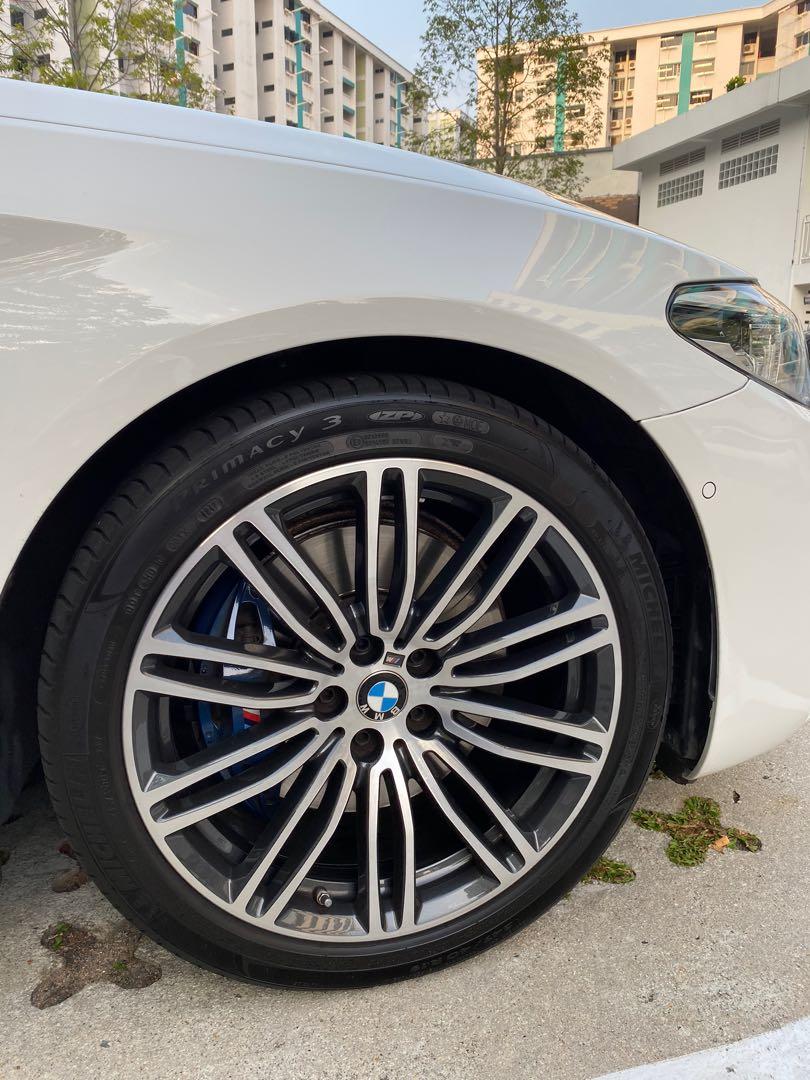 BMW G30 M sport rims, Car Accessories, Tyres & Rims on Carousell