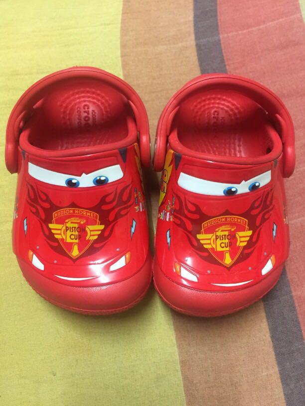 Repriced! Crocs Fun Lab Disney Cars Clogs, Babies & Kids, Babies & Kids ...