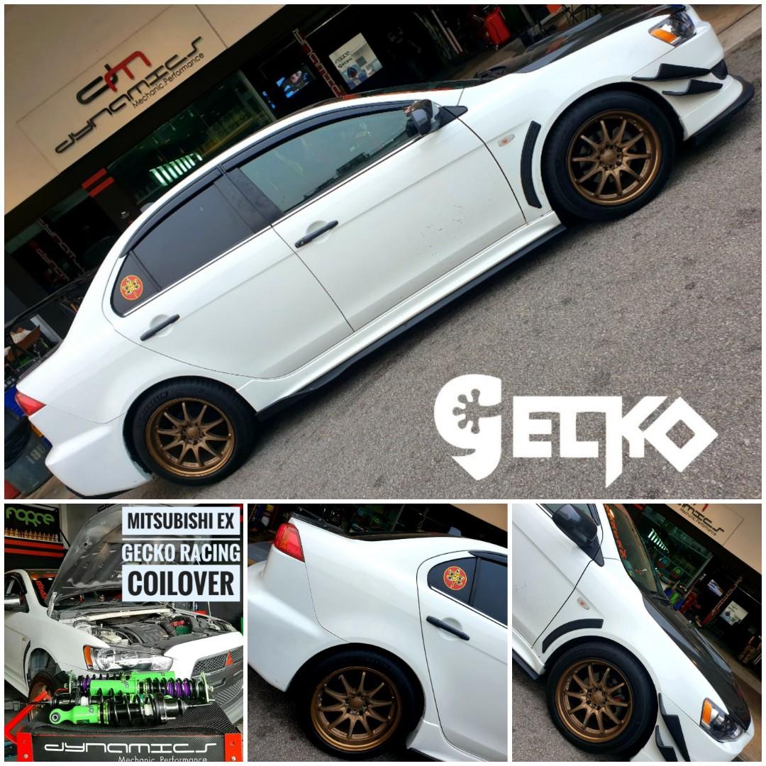 Mitsubishi: "GECKO Racing" Performance Coilover, Car Accessories ...