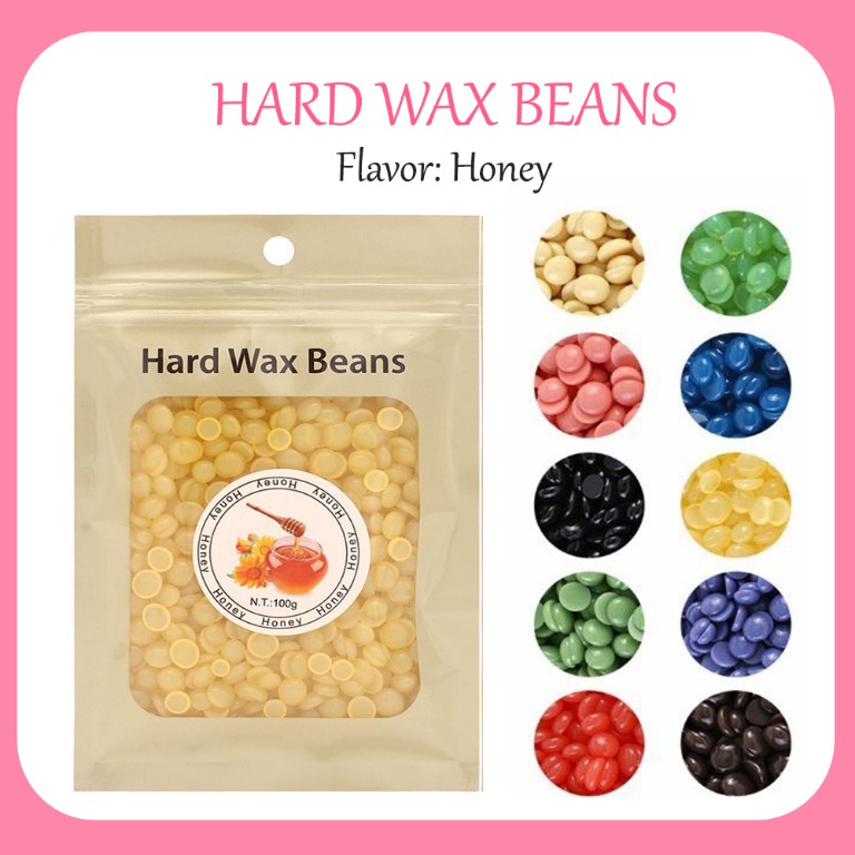 Hard Wax Beans -Honey Flavor 100 grams, Beauty & Personal Care, Oral ...