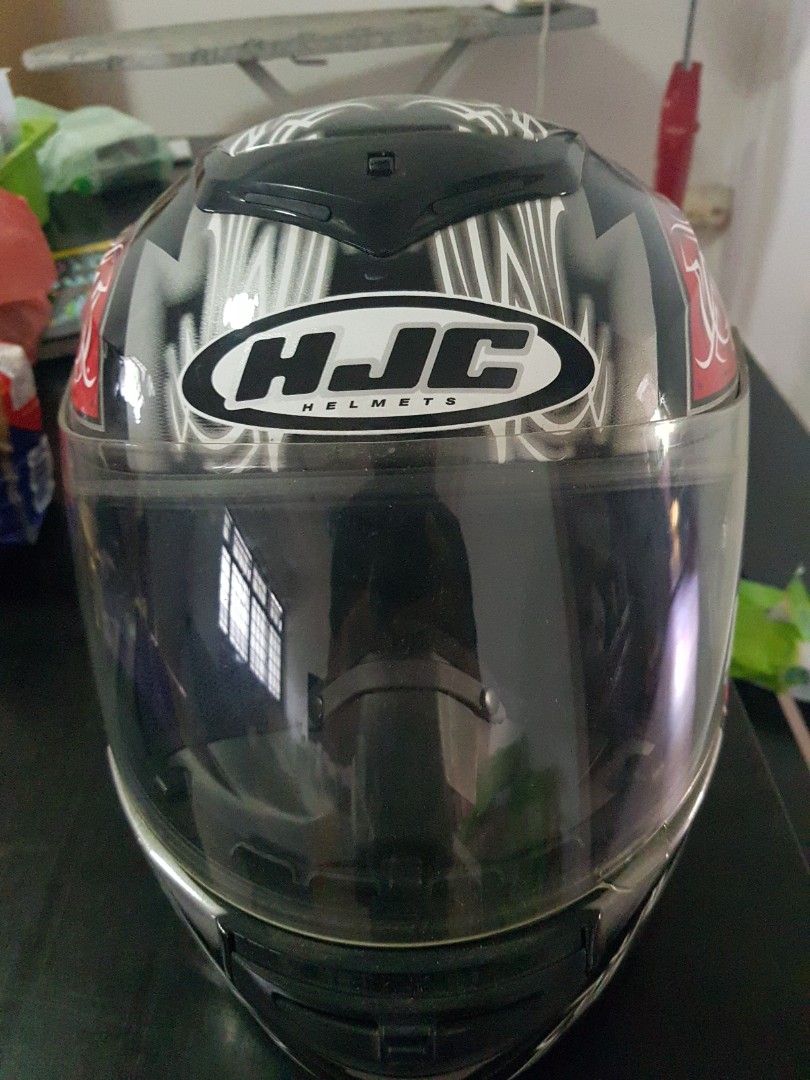 HJC Throttle Full Face Helmet, Motorcycles, Motorcycle Apparel on Carousell
