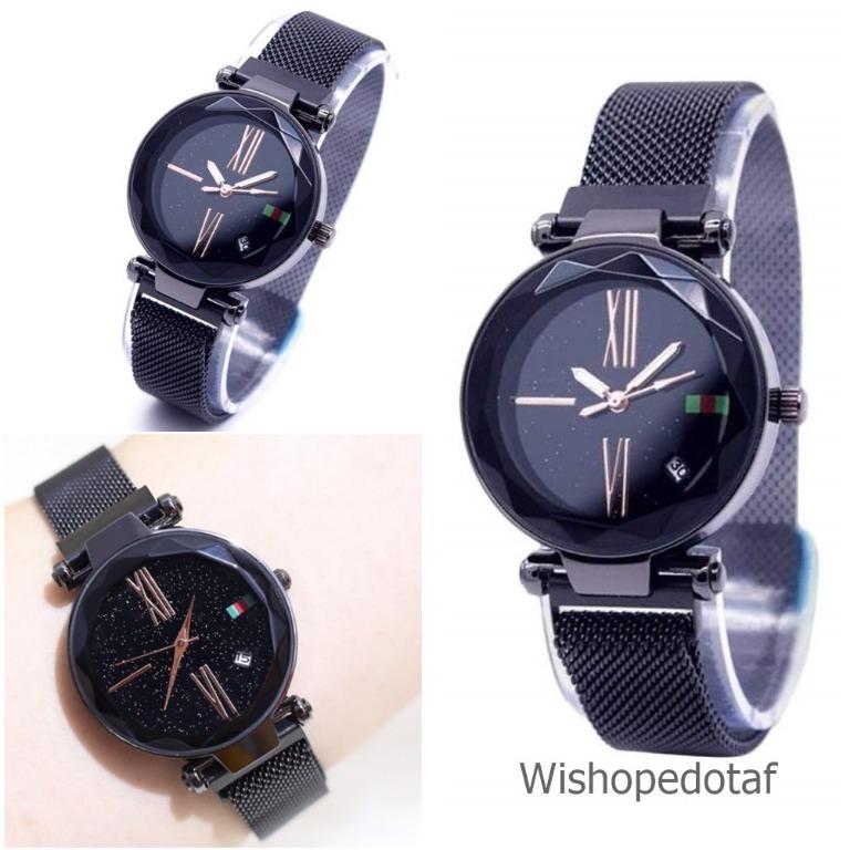 Jam Kristal Tanggal Magnet GC, Fesyen Wanita, Jam Tangan di Carousell