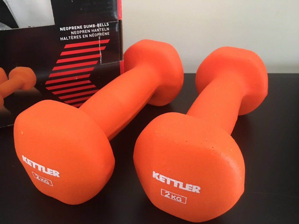 Kettler 2kg weight, Sports, Weights & Gym Equipment on Carousell