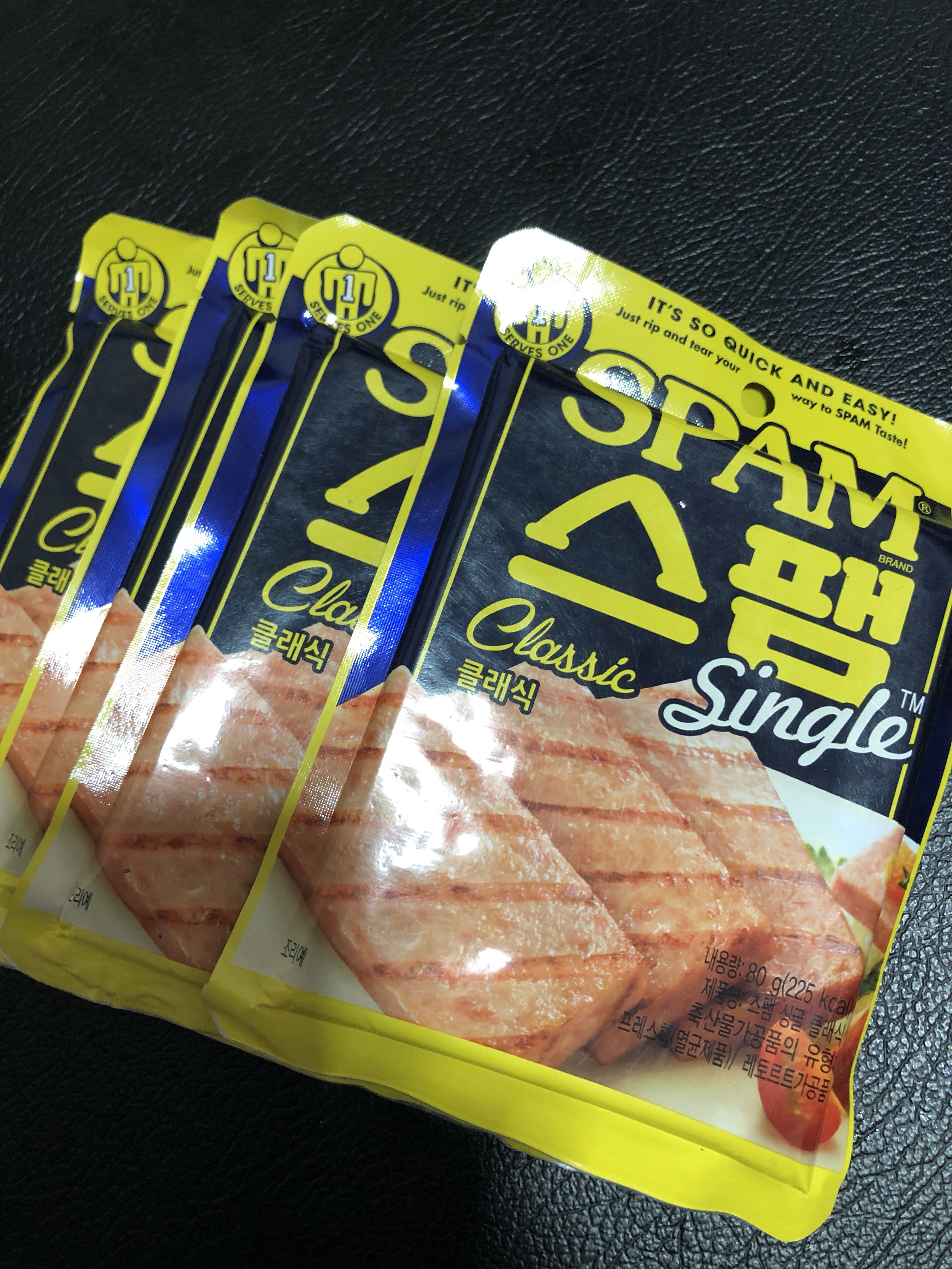 Korean Spam Luncheon Meat Single Classic Food Drinks Packaged Korean Spam Luncheon Meat Single Classic Food Drinks Packaged