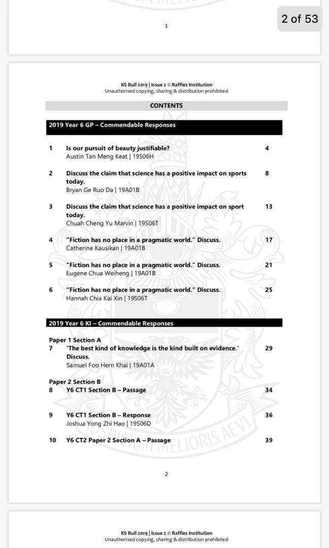 KS Bull 2019 Issues 1 & 2, Hobbies & Toys, Books & Magazines ...