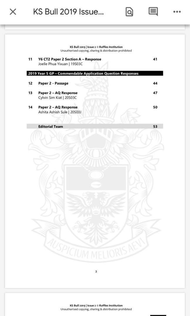 KS Bull 2019 Issues 1 & 2, Hobbies & Toys, Books & Magazines ...