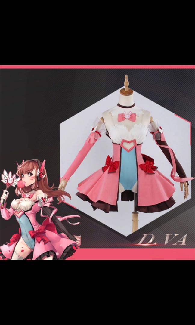 Magical Girl Dva Overwatch Fanart OW Magic Cosplay, Hobbies & Toys ...
