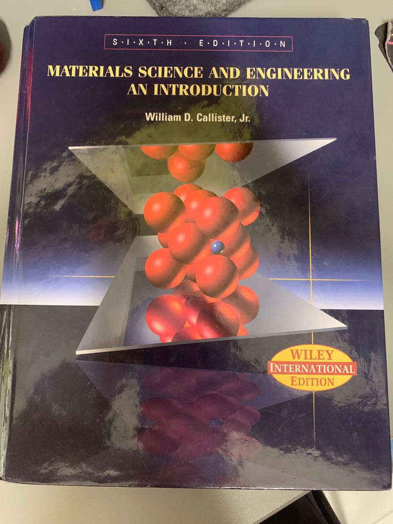 Materials Science and Engineering - William Callister, Hobbies & Toys ...