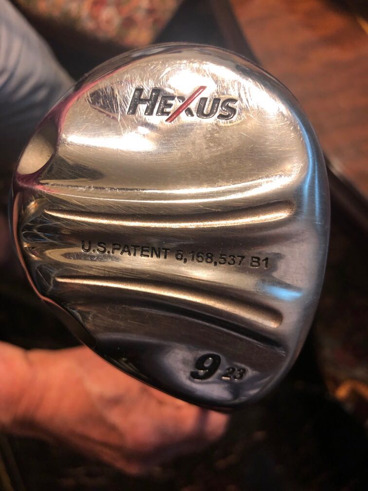 Rare 9 wood golf club Hexus Japan 23 degree regular shaft, Sports ...