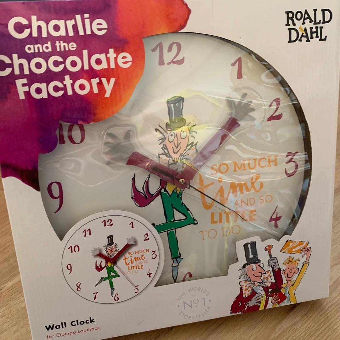 Roald Dahl Charlie and the Chocolate Factory Wall Clock, Furniture ...