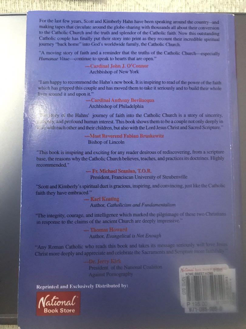 Rome Sweet Home -Our Journey to Catholicism by Scott & Kimberly Hahn ...